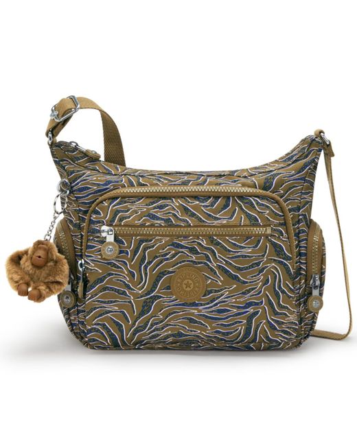 Kipling Gabbie Small Shoulder Bag in Green | Lyst