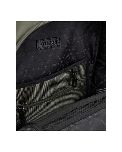 Guess Pocket Logo Backpack in Green for Men | Lyst