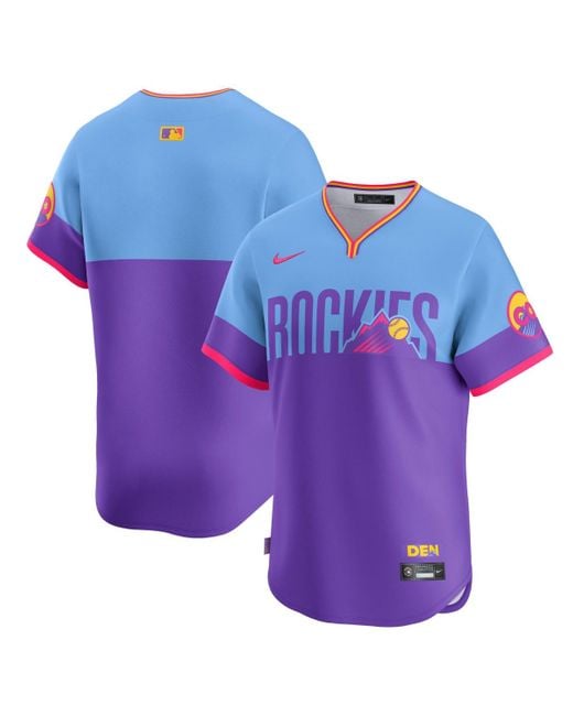 Nike Colorado Rockies 2025 City Connect Limited Jersey in Purple for ...