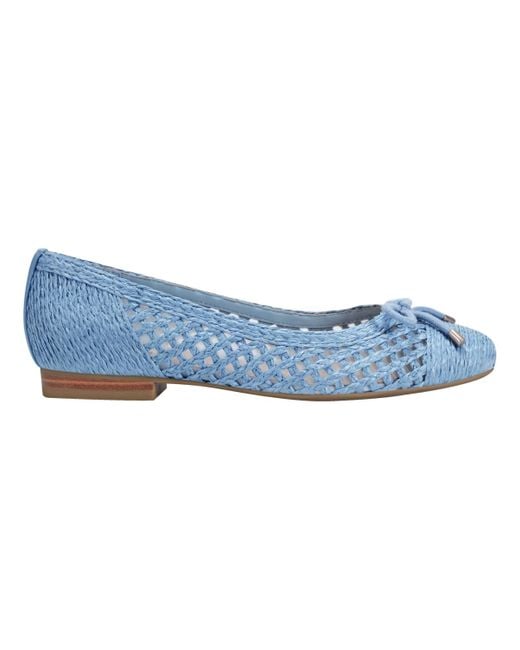Bandolino Marafia Woven Ballet Flats in Blue | Lyst