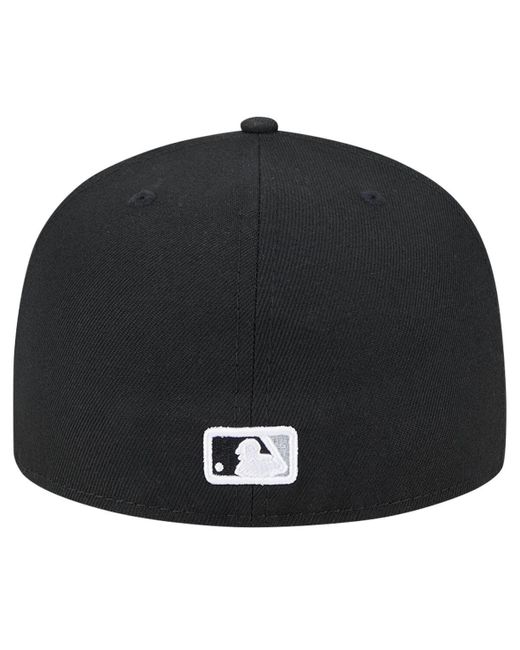 KTZ New York Yankees Checkered Undervisor 59fifty Fitted Hat in Black ...