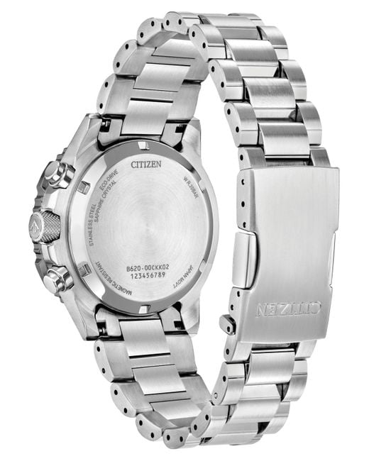 Citizen Promaster Air Navihawk Stainless Steel Bracelet Watch 40mm in ...