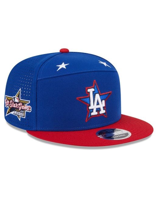 KTZ Blue/red Los Angeles Dodgers 2025 Mlb All-star Game Workout Side ...
