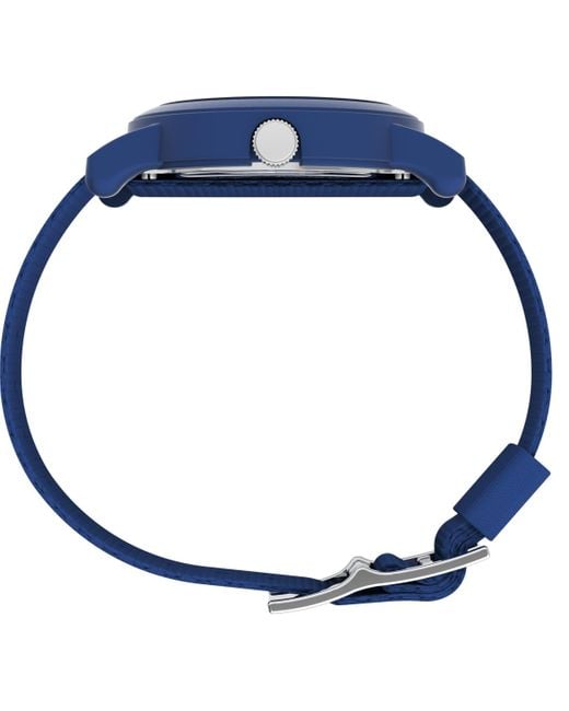 Timex Analog Nylon Strap Watch in Blue | Lyst