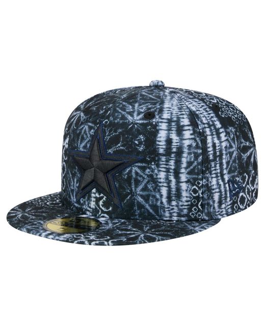 KTZ Dallas Cowboys Shibori 59fifty Fitted Hat in Blue for Men | Lyst