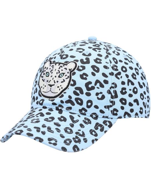 Explore Snow Leopard Dad Adjustable Hat in Blue for Men | Lyst