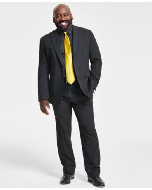 Tayion Collection Classic Fit Solid Suit Separates in Blue for Men | Lyst