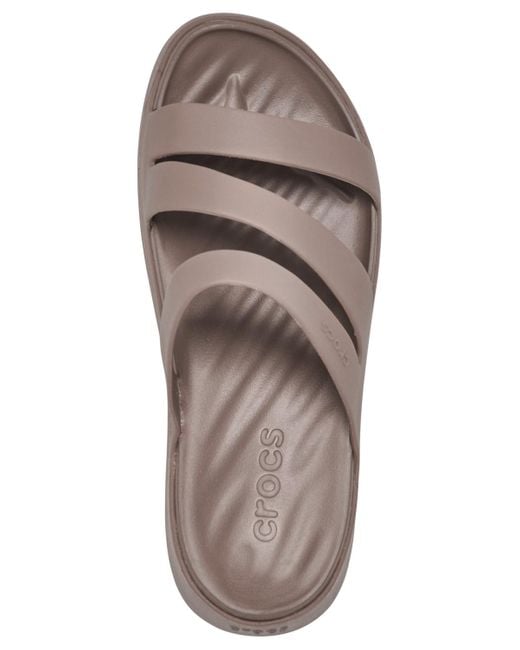 Crocs™ Getaway Casual Strappy Sandals From Finish Line in Brown | Lyst