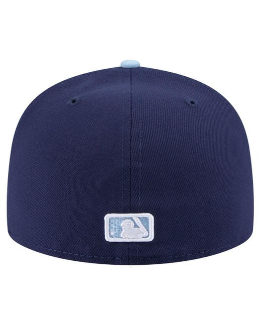 KTZ Navy/light Blue San Diego Padres Color Pack 2-tone 59fifty Fitted ...