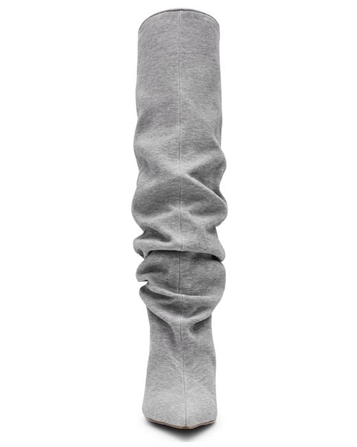 Steve Madden Distortion Knee High Slouch Wedge Boots Regular Wide Calf ...