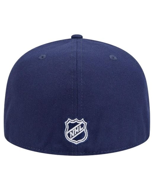 KTZ Toronto Maple Leaf's Core 59fifty Fitted Hat in Blue for Men | Lyst