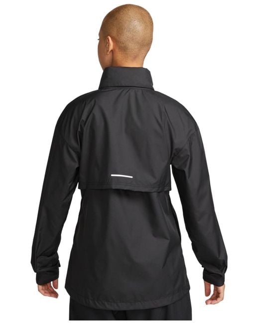 Nike Fast Repel Storm-flap Running Jacket in Black | Lyst
