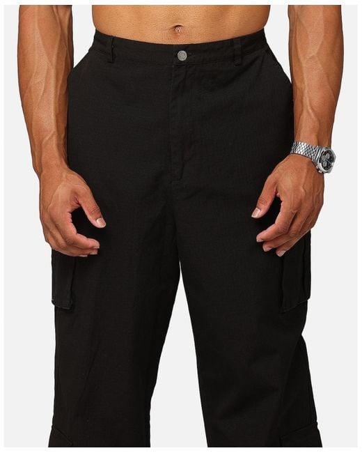 carre Tactical baggy Cargo Pants in Black for Men | Lyst