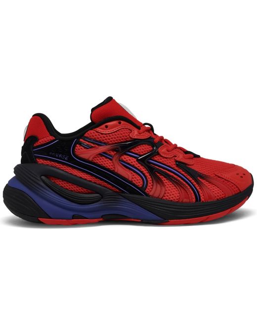PUMA Inverse Rev Running Sneakers From Finish Line in Red for Men | Lyst