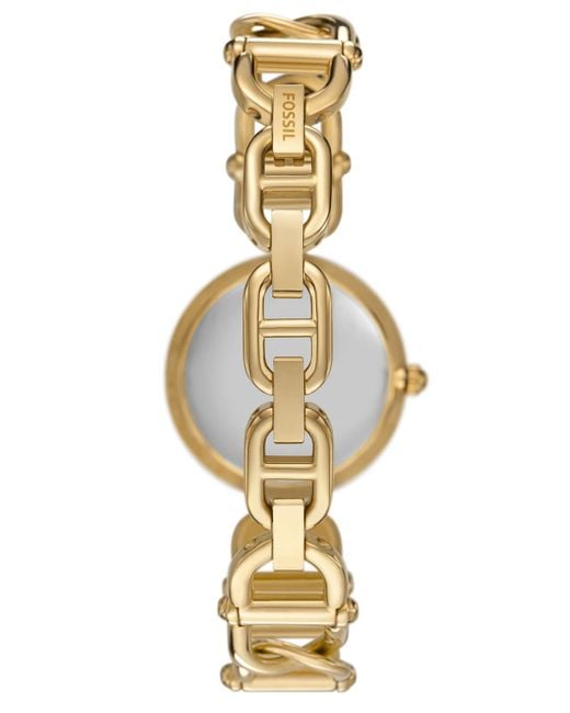 Fossil Mini Carlie Three-hand Rose Gold Stainless Steel Watch in ...