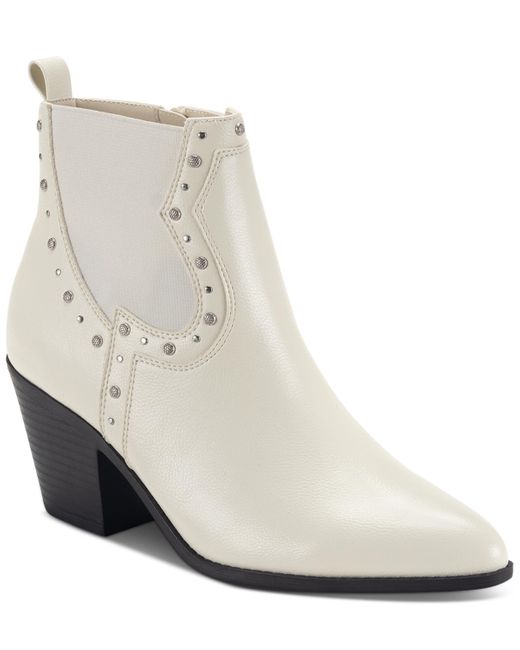 Sun & Stone Sun + Stone Indianaa Western Block Heel Dress Booties in ...