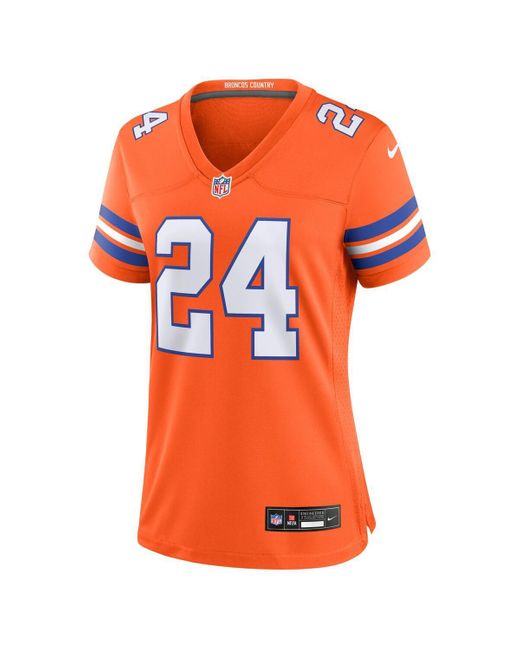 Nike Champ Bailey Denver Broncos Mile High Collection 1977 Throwback ...