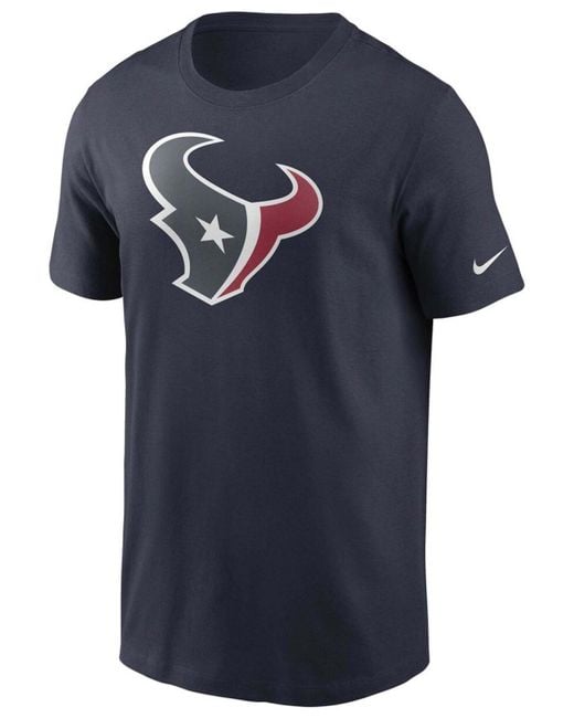 Nike Houston Texans Primary Logo T-shirt in Blue for Men | Lyst