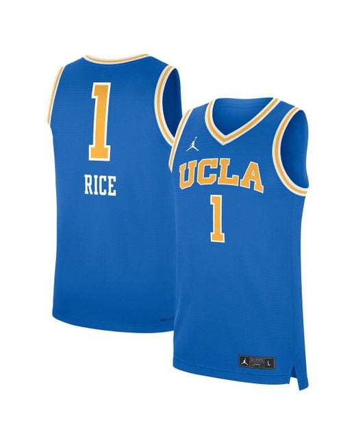 Nike Kiki Rice Ucla Bruins Replica Basketball Jersey in Blue for Men | Lyst