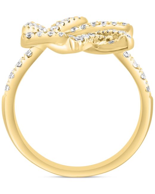 Effy Effy Diamond Star Of David Openwork Ring (1/2 Ct. T.w. in Metallic ...