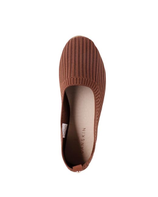 Danskin Hope Slip On Ballet Flats in Brown | Lyst