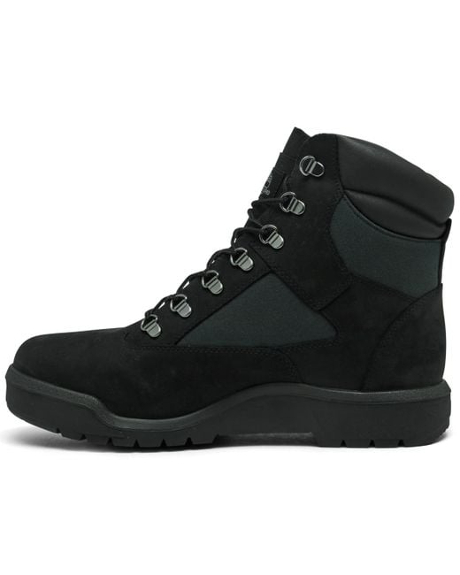 Timberland 6-inch Field Boots From Finish Line in Black for Men | Lyst
