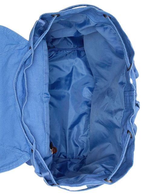 Polo Ralph Lauren Flap-top Canvas Backpack in Blue for Men | Lyst