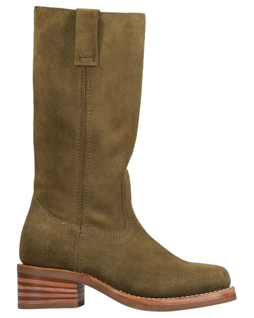 Frye Campus 12r Pull On Boots in Green | Lyst