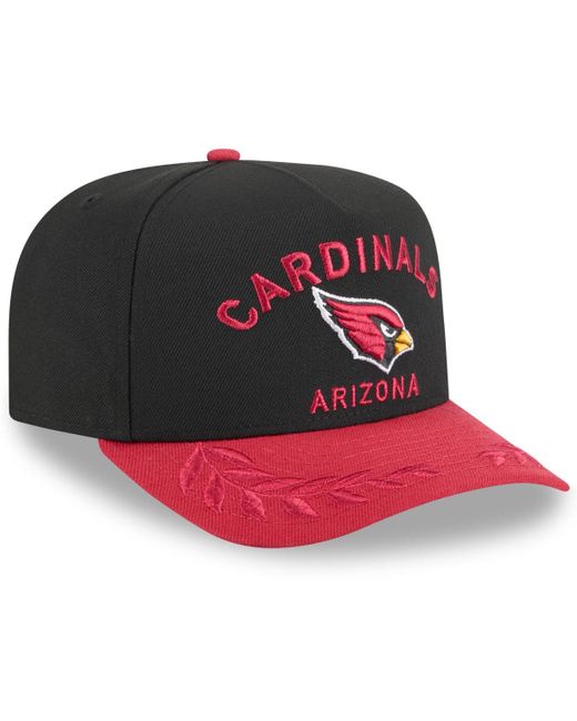 KTZ Black/cardinal Arizona Cardinals 2025 Nfl Draft A-frame 9fifty ...