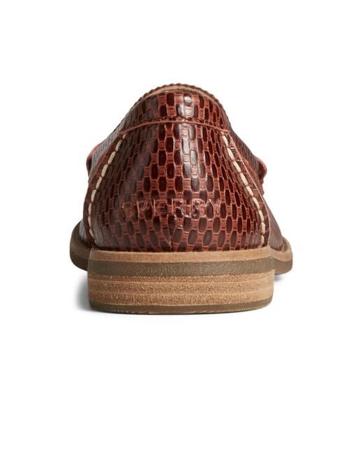 Sperry Top-Sider Seaport Penny Shoes in Brown | Lyst