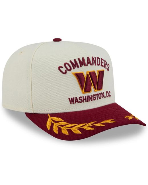 KTZ Cream/burgundy Washington Commanders 2025 Nfl Draft A-frame 9fifty ...