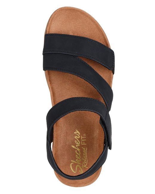 Skechers Lifted Comfort Sandals From Finish Line in Blue | Lyst