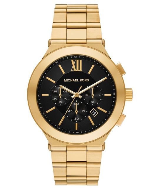 Michael Kors Â Billie Chronograph Gold-tone Stainless Steel Watch in ...