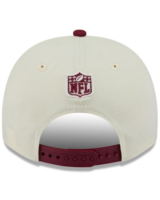 KTZ Cream/burgundy Washington Commanders 2025 Nfl Draft A-frame 9fifty ...