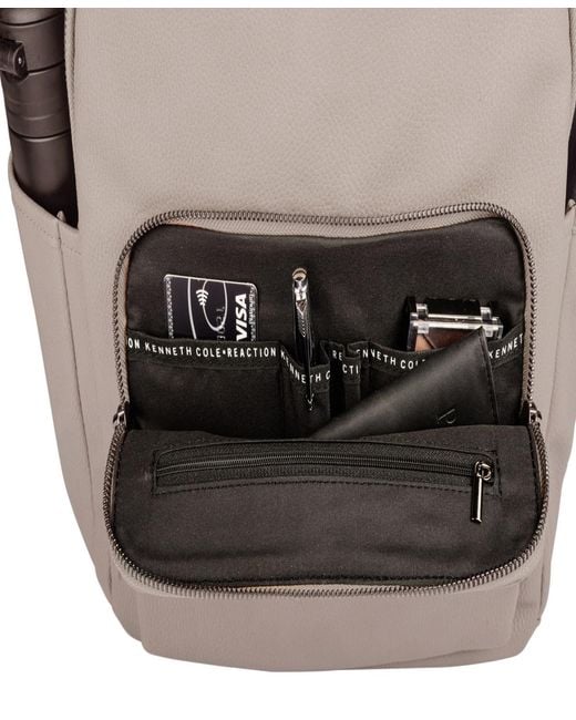 Kenneth Cole Double Compartment Marley Backpack in Gray | Lyst