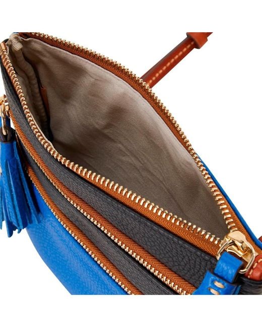 Dooney & Bourke Florida Gators Infield Triple Zip Crossbody Purse in ...