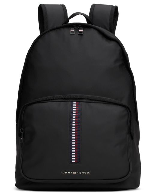 Tommy Hilfiger Logo Backpack in Black for Men | Lyst