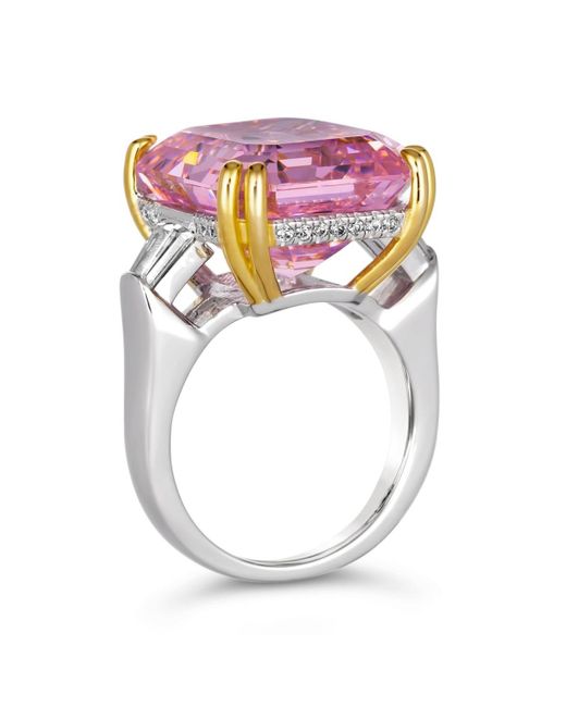 Anna Zuckerman Cali 10 Carat Ring in Pink | Lyst