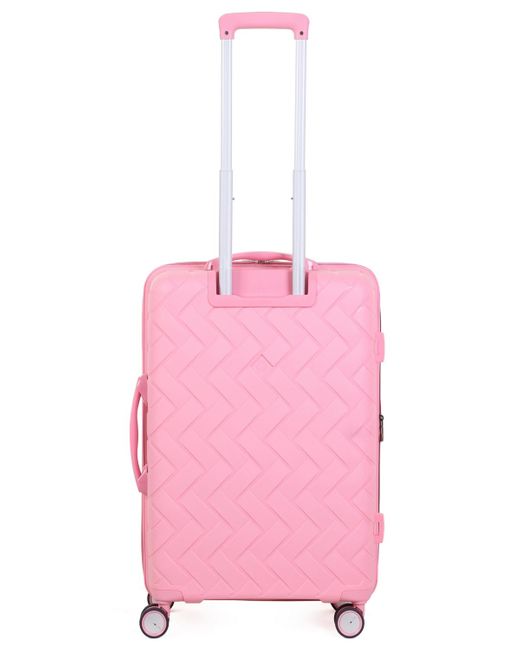 Solite Delaney 3-piece Expandable Spinner luggage Set in Pink | Lyst