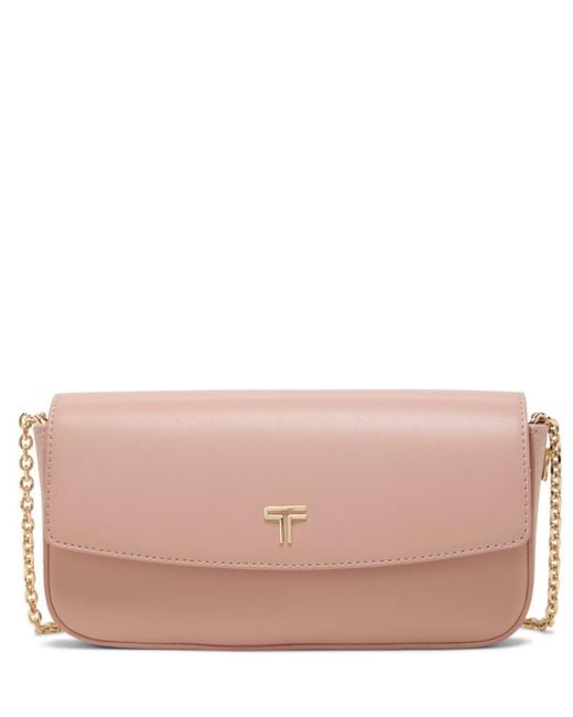 Tumi Belden 8.25" Slg Wallet On Chain Crossbody Bag in Pink | Lyst