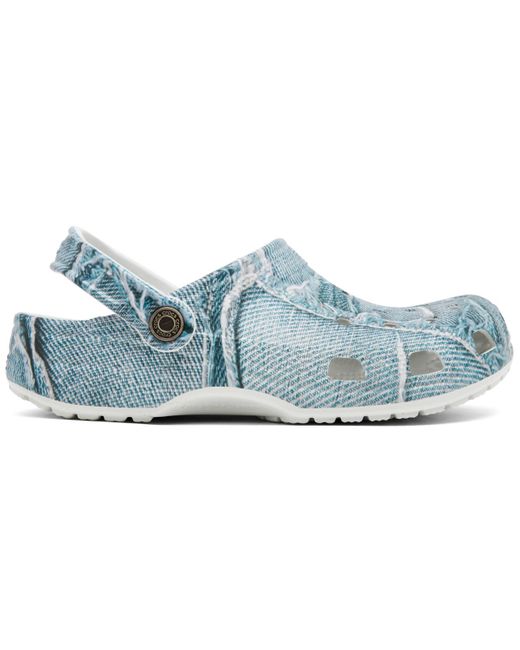 Crocs™ Classic Denim Clog Sandals From Finish Line in Blue | Lyst