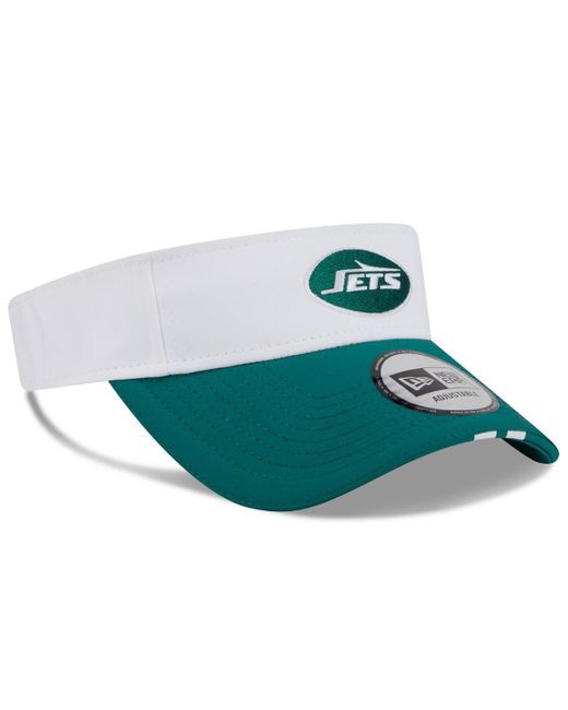 KTZ White/green New York Jets 2025 Nfl Training Camp Adjustable Visor ...