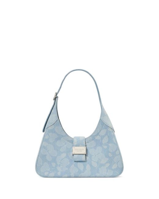 Kate Spade Nouveau Floral Denim Shoulder Bag in Blue | Lyst