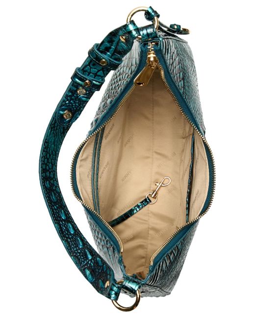 Brahmin Tabitha Leather Shoulder Bag in Green | Lyst