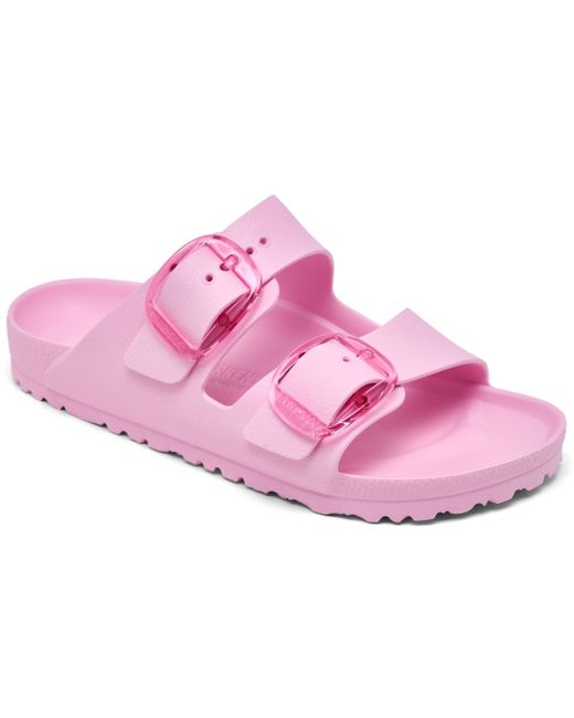 Birkenstock Arizona Big Buckle Eva Sandals From Finish Line in Pink | Lyst