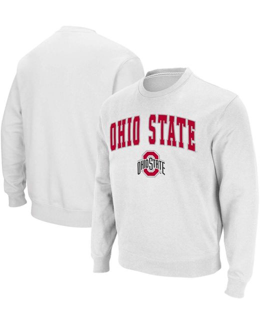 Colosseum Athletics White Ohio State Buckeyes Team Arch Logo Tackle ...