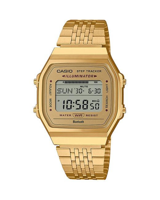 G-Shock Casio And Tone Stainless Steel Watch in Metallic | Lyst