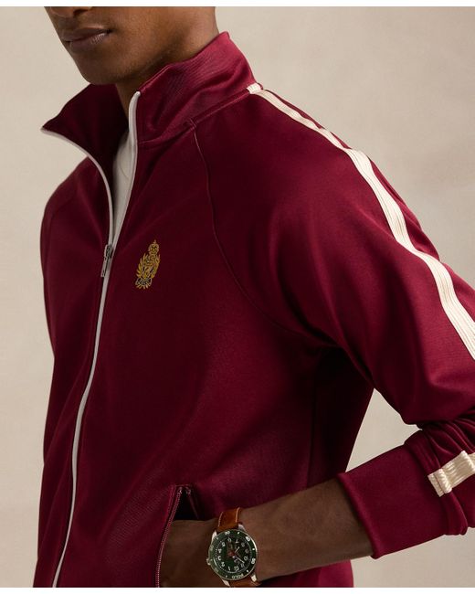 Polo Ralph Lauren Polo Crest Track Jacket in Red for Men | Lyst