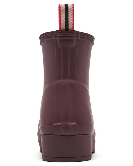 HUNTER Play Insulated Shearling Short Rain Boots From Finish Line in ...