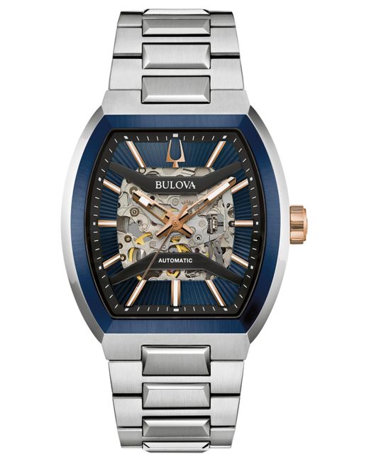 Bulova Maquina Sport Automatic Stainless Steel Bracelet Watch 40mm in ...